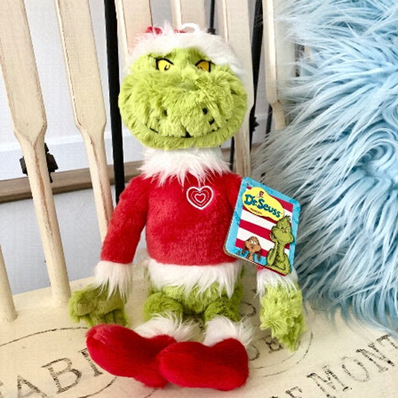 Dr Seuss | Toys | The Grinch Dr Seuss Stuffed Plush Animal Toy 5 New ...